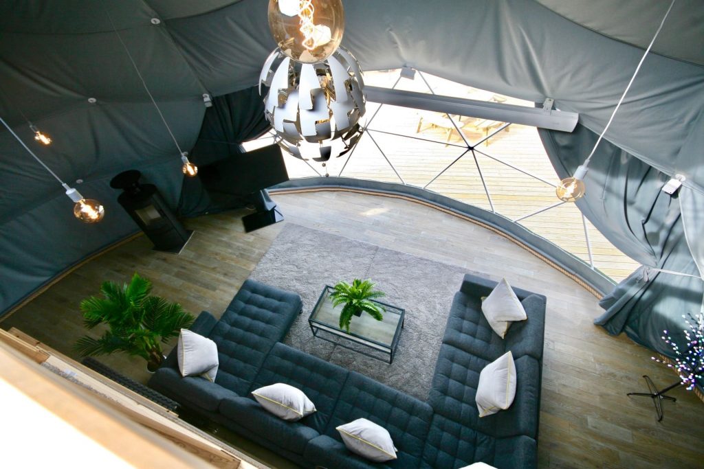 Glamping is just another name for glamorous camping, and that sounds fun.