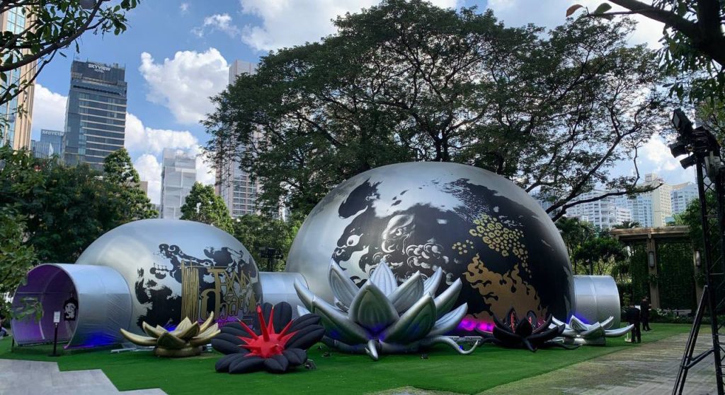 360Art shows screened in 14m and 7m domes